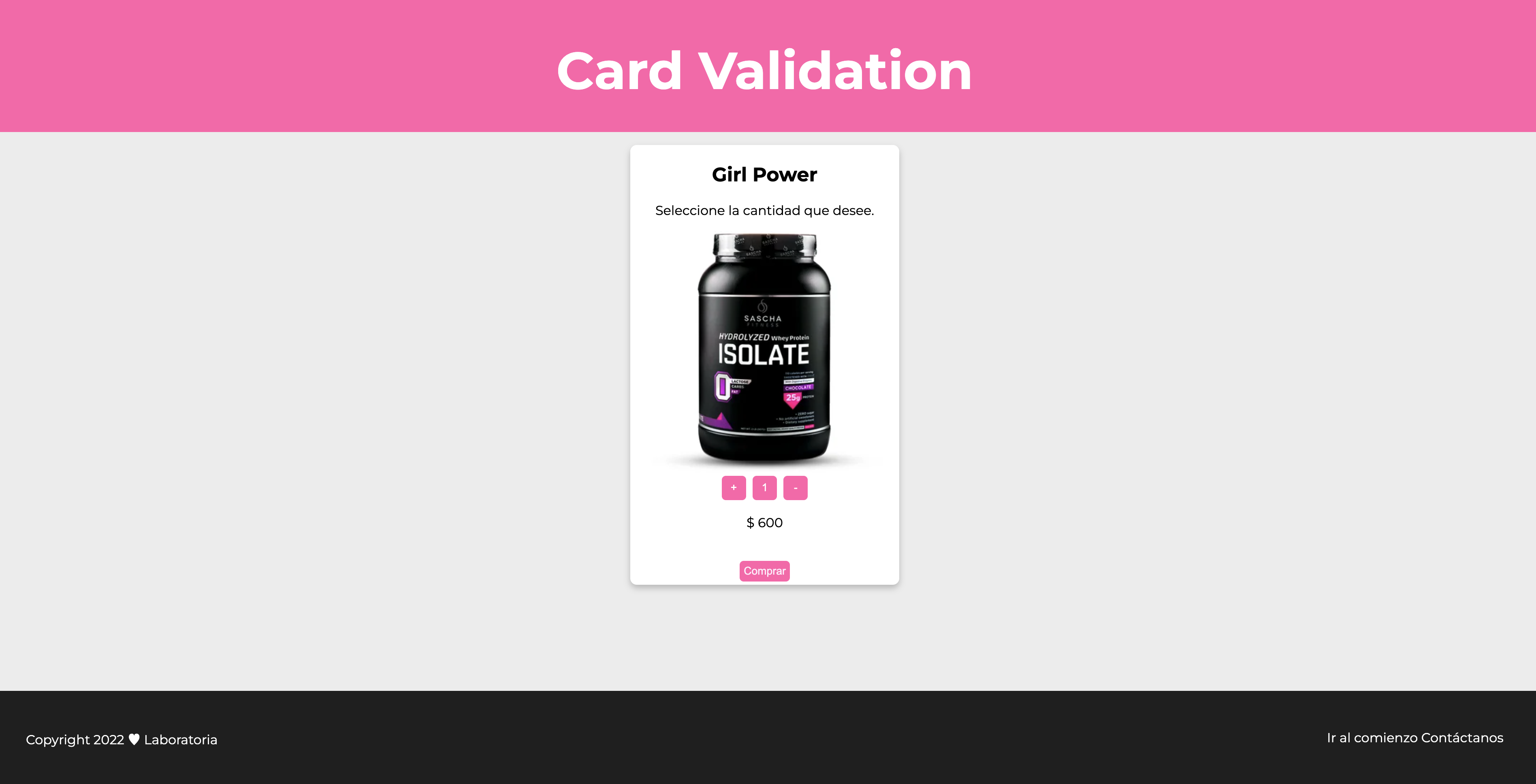 Girl Power Card Validation project | card-validation