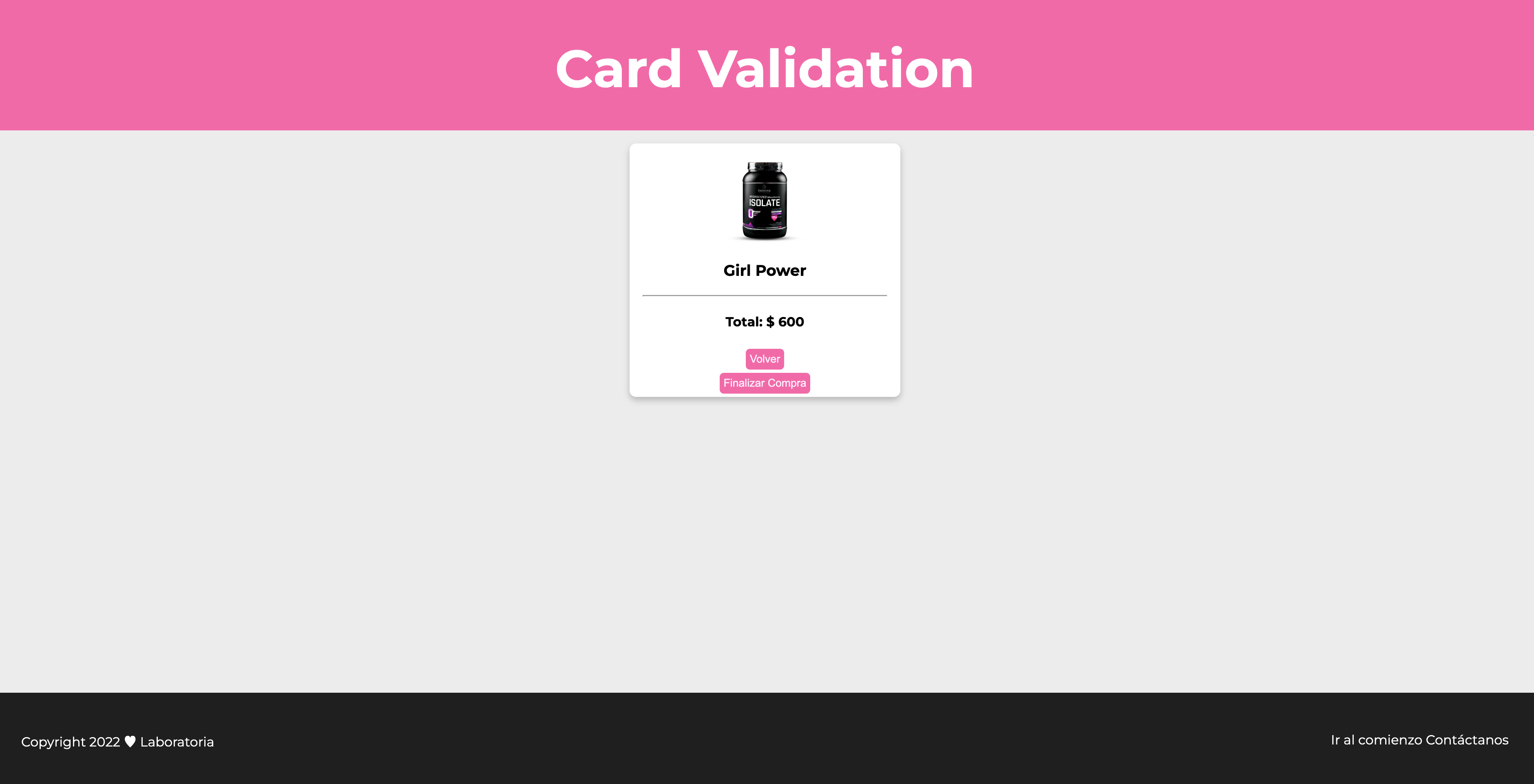 Girl Power Card Validation project | card-validation